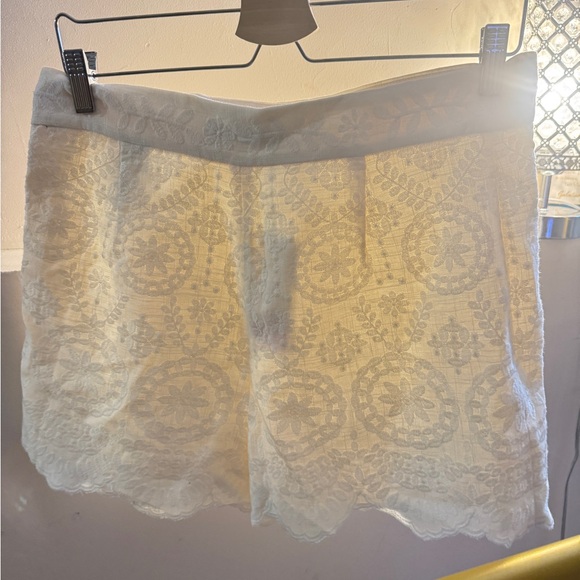 Zara | Shorts | Zara White Lace Shorts | Poshmark